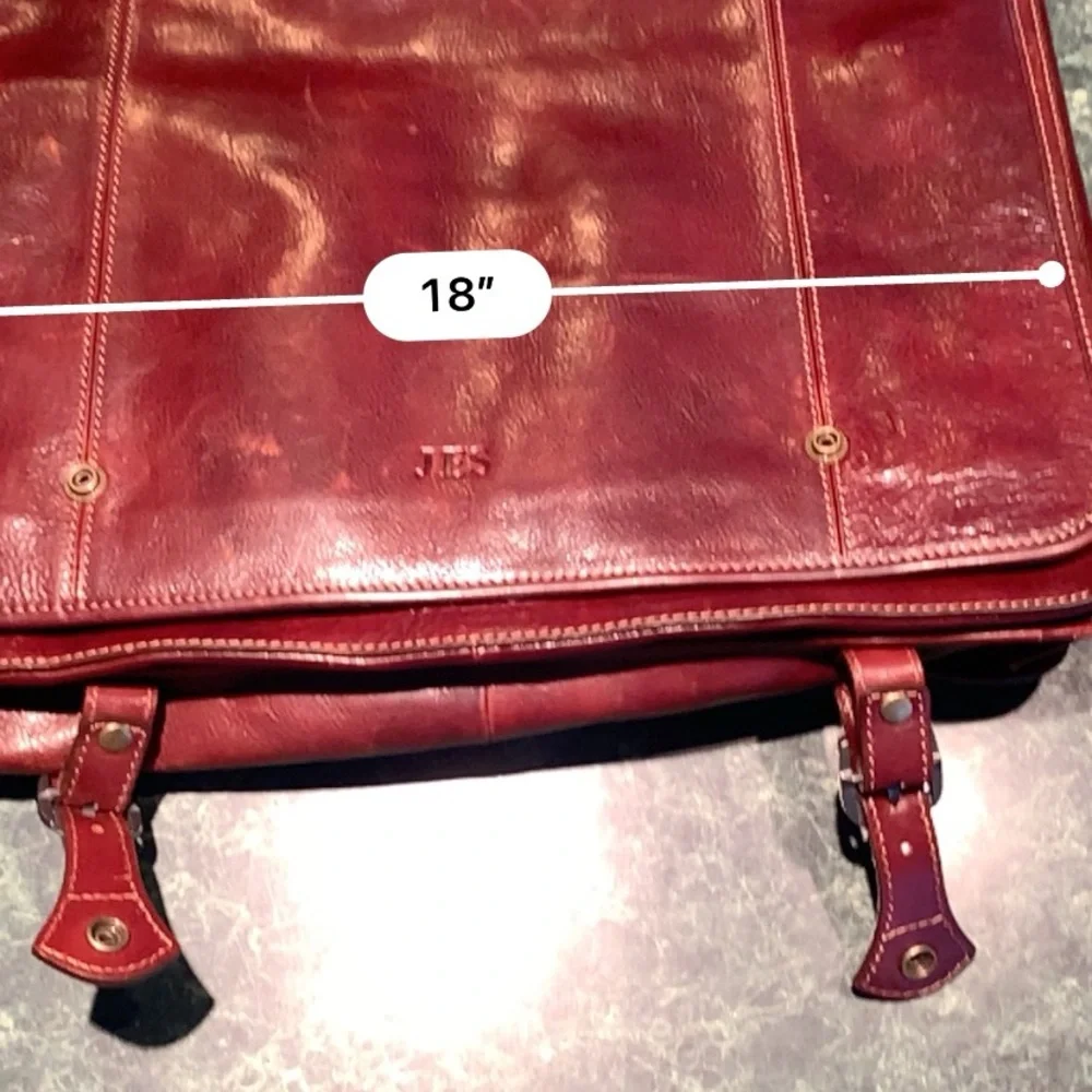 buccio | Bags | Buccio Italian Leather Briefcase Messenger Bag | Poshmark